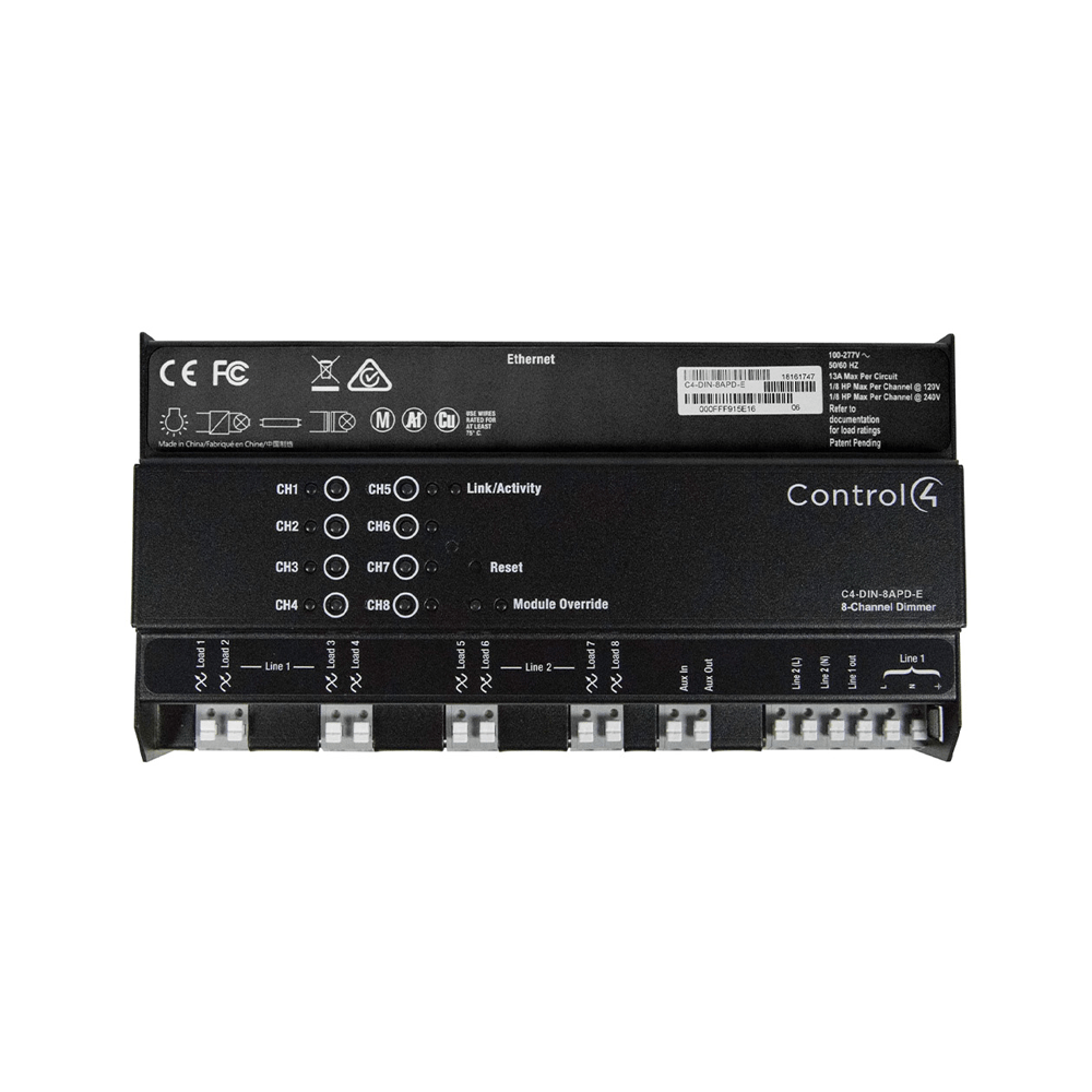 Control4 8-CHANNEL ADAPTIVE PHASE DIMMER - AOE- Your Audio Visual ...