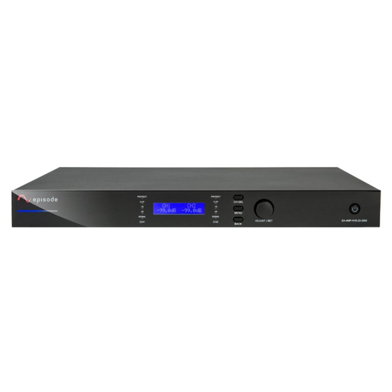 Episode 70V/8-ohm IP-Enabled Amplifier | 1000W x 2 Channels - AOE- Your ...